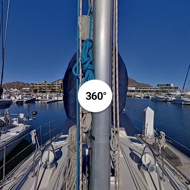 Deck, forward of mast