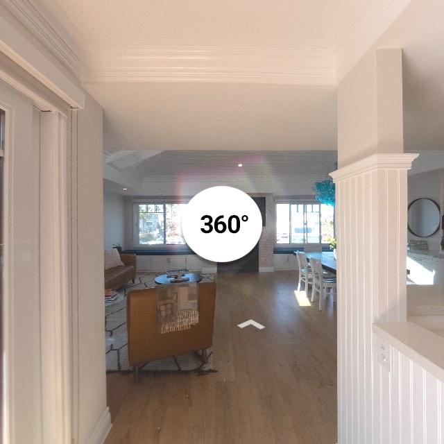 Corridor living room