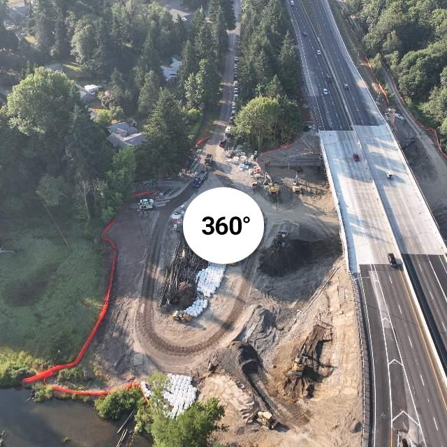 7/5/2023 Nordland's creek excavation loadout area northbound side.