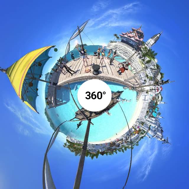 Final Fantasy XIV, Beach party at Cerberus, Mist W14 Create...