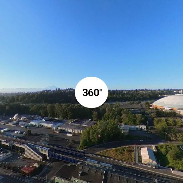 Look up. Freighthouse square parking garage in Tacoma, Wa. Th...