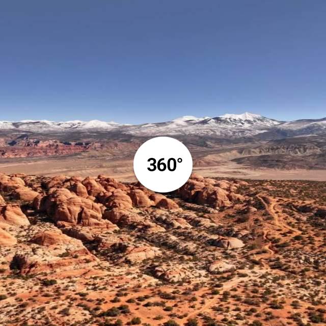 Moab Utah, Behind the Rocks - 02/22/2025